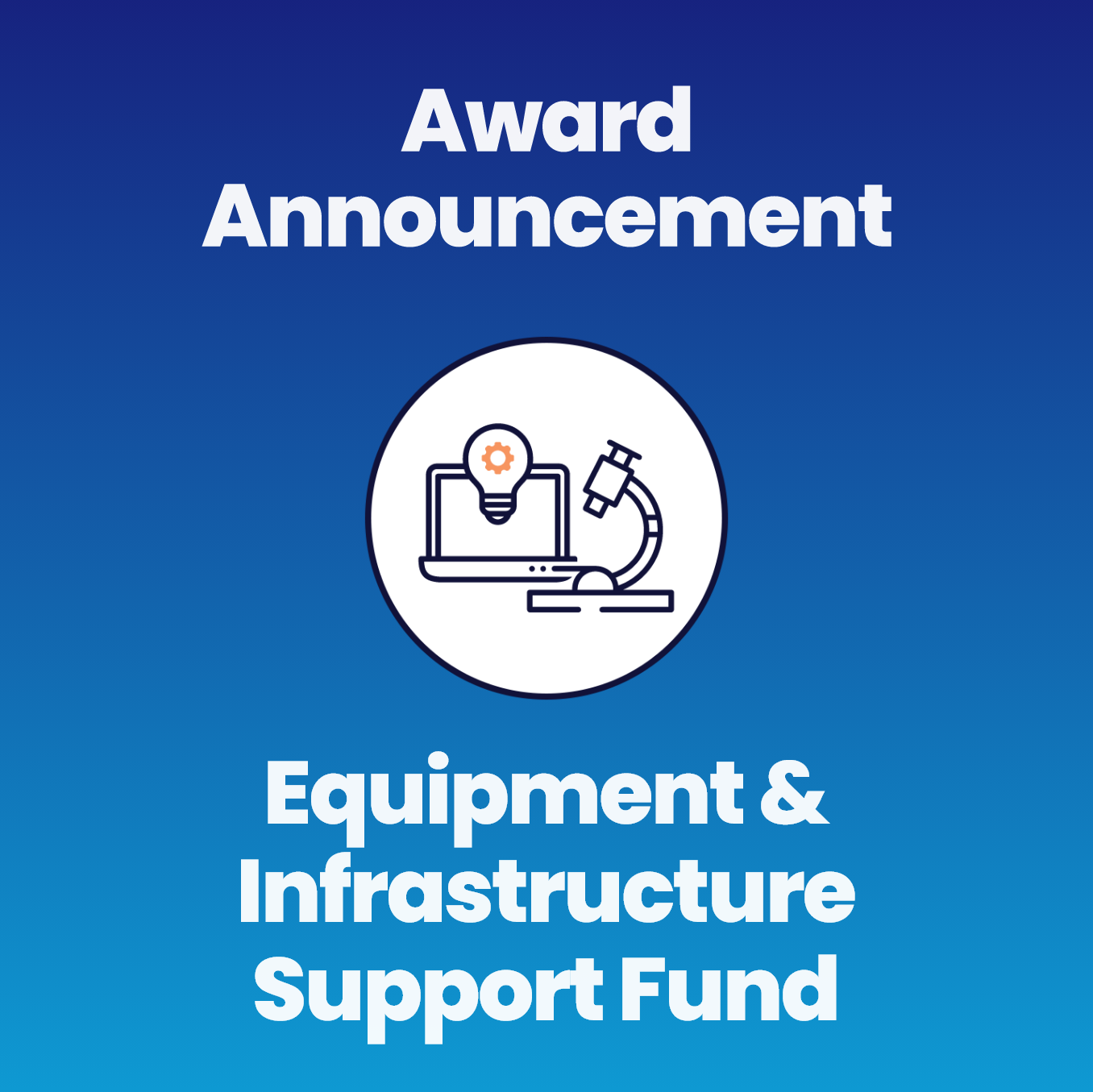 Award Announcement – Equipment and Infrastructure Support Fund FY25-26 - Research NB